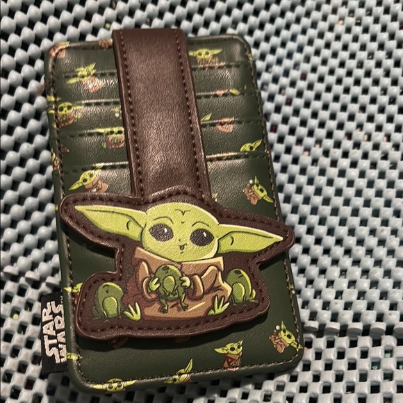 Star Wars | Accessories | Star Wars Green Card Holder With Baby Yoda ...